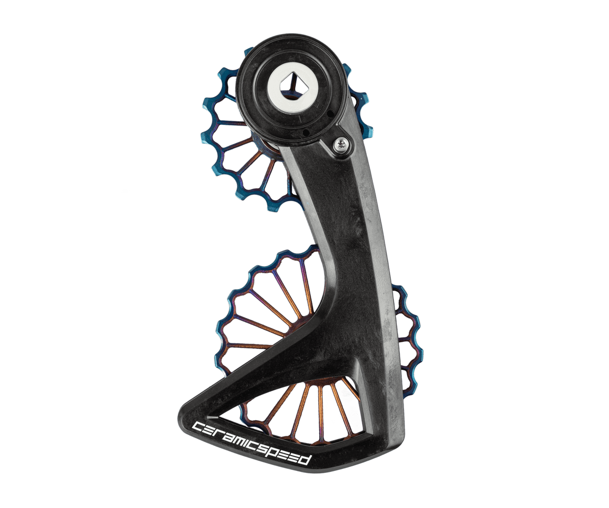 OSPW RS 3D Titanium for SRAM Red/Force AXS Oil Slick